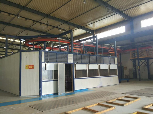 Heavy Products Chain Drive Conveyor System , Powder Coating Conveyor ...
