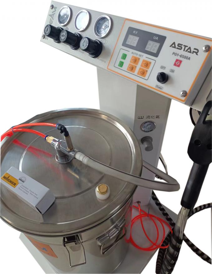 Pg1-6500a Metal Electrostatic Powder Coating Machine 97KV