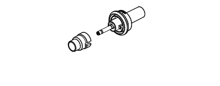 2321980 Deflector Cone D25 Complete Round Spray Nozzle For Wagner X1 Gun