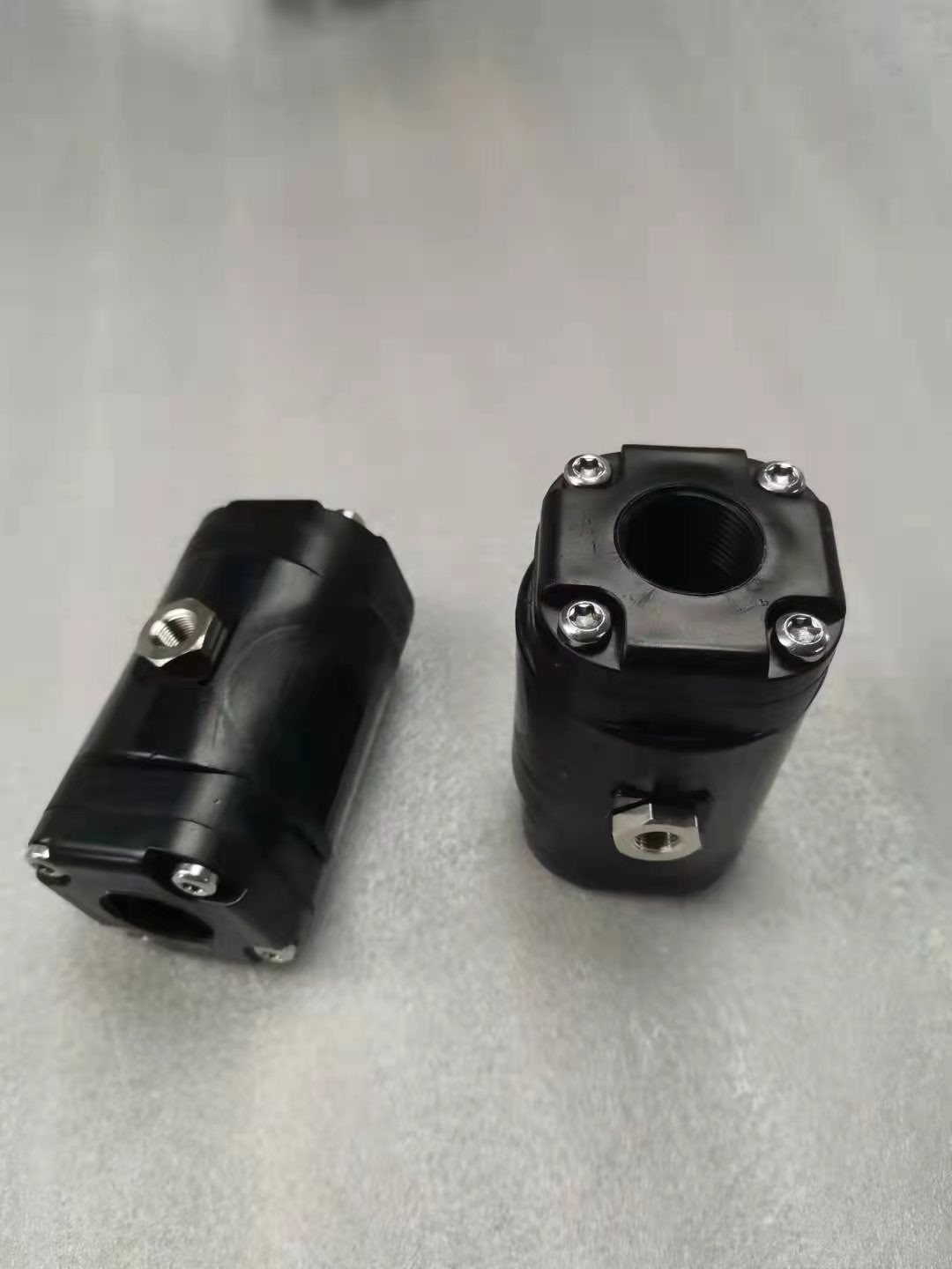 Black DN20 Squeeze Valve For GEMA PP05 Recovery Pump Internal Thread Link